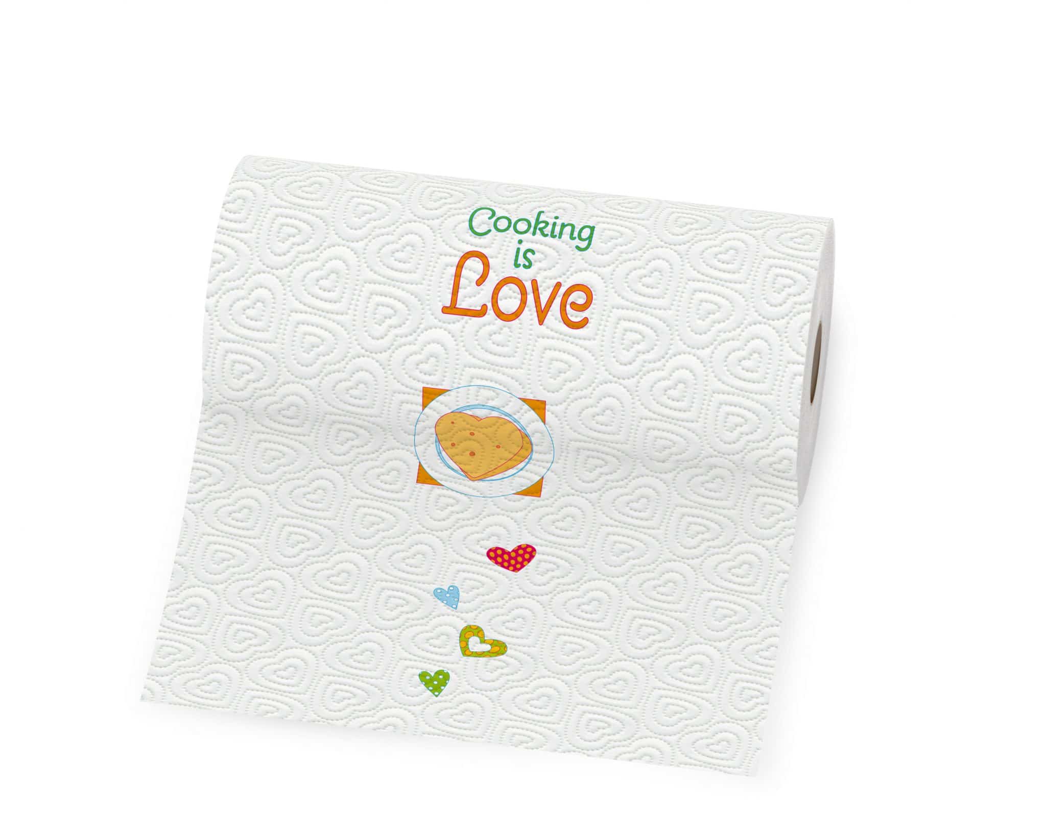 Sopalin® Love - Essuie-tout avec touche déco originale