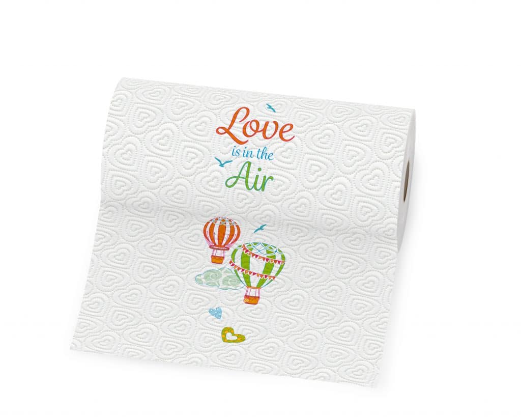 Sopalin® Love - Essuie-tout avec touche déco originale