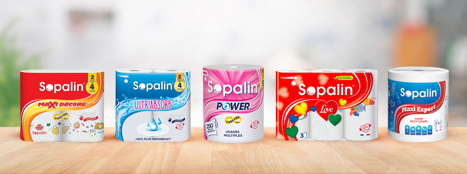 Sopalin® Ultr'Absorb - Essuie-tout pour un maximum d'absorption