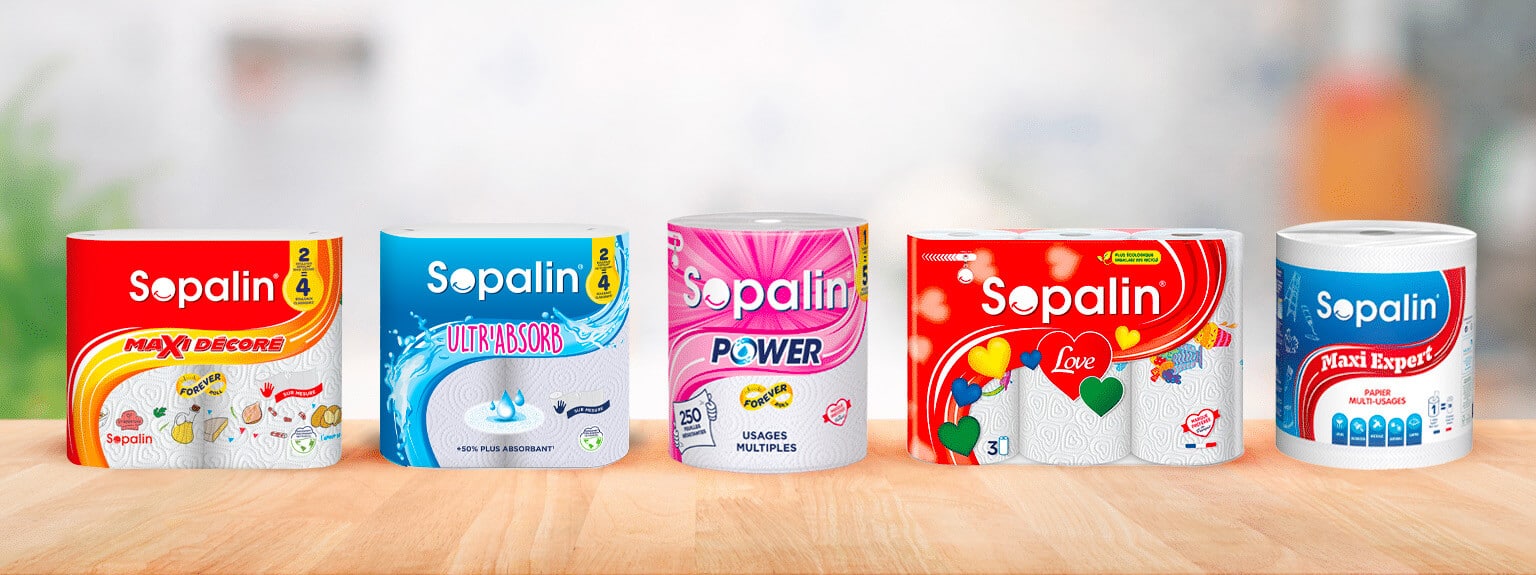 Sopalin® Ultr'Absorb - Essuie-tout pour un maximum d'absorption